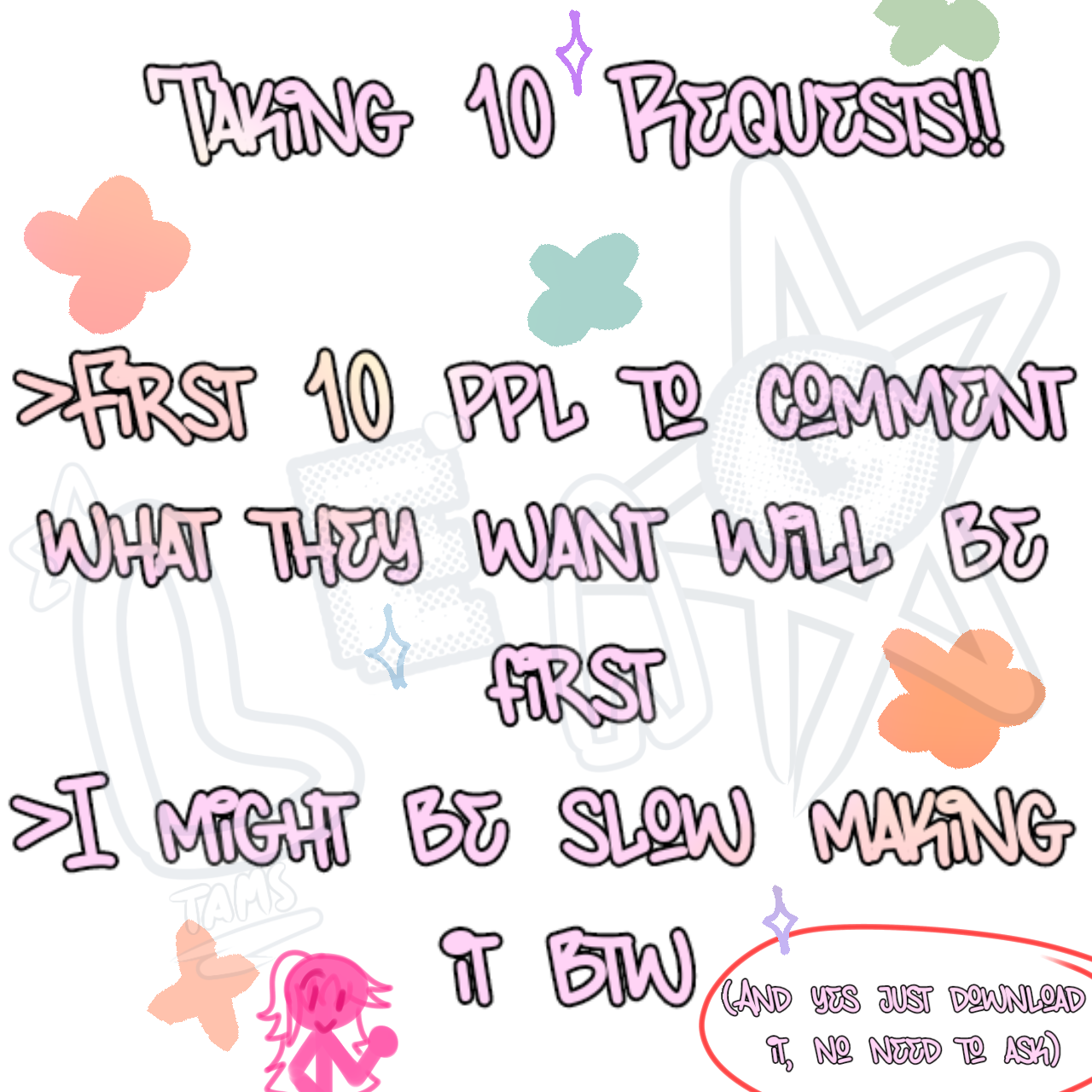 『Taking requests!!』 - ibisPaint