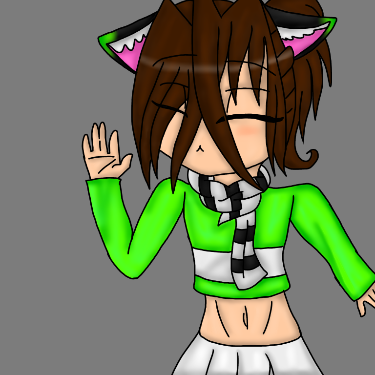 A kitty sleeping under the moonlight SP - ibisPaint