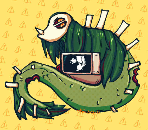 SCP-682 and SCP-079 - ibisPaint