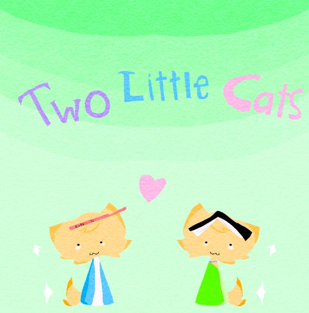 Two little cats - ibisPaint