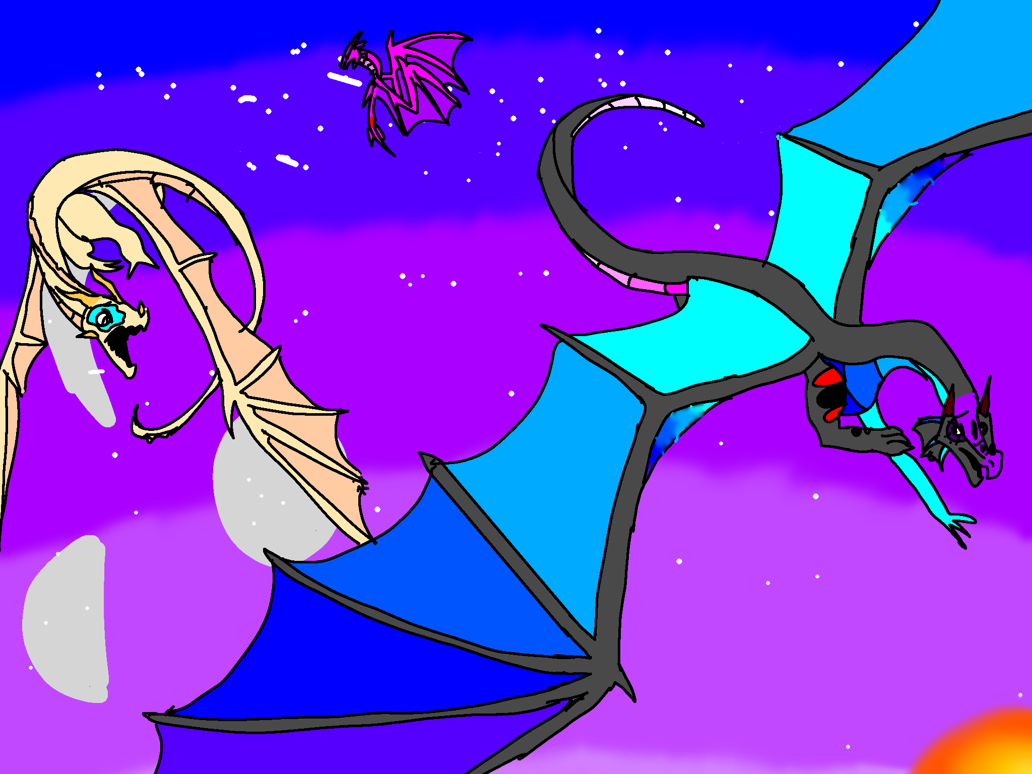 Scorpio vs Python & Cloud - ibisPaint