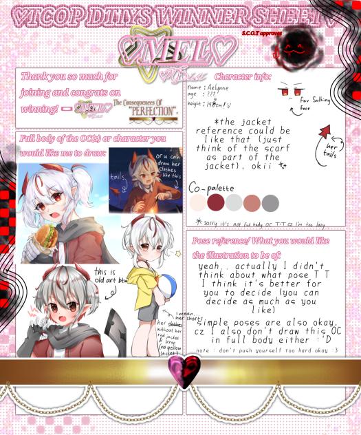 ♡Mel's prize sheet♡ - ibisPaint