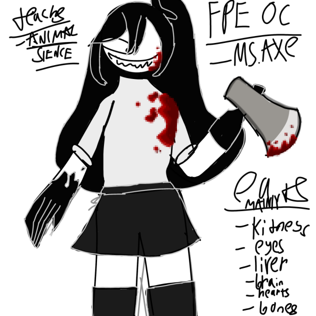 FPE OC, Ms.Axe - ibisPaint