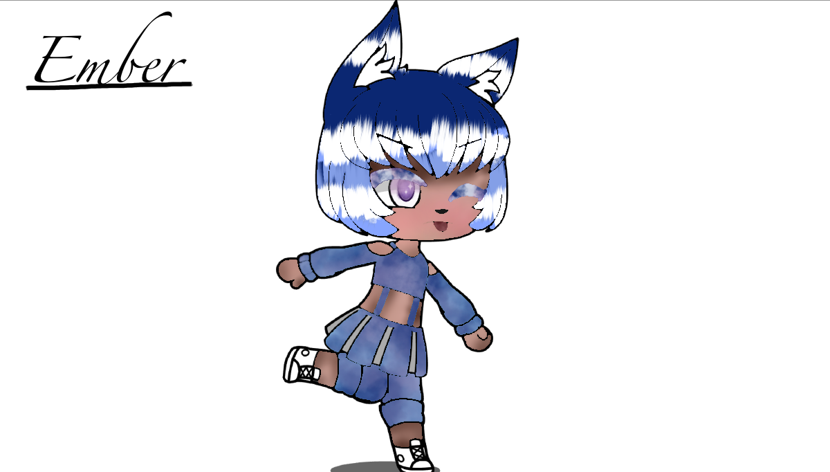 Ember the galaxy wolf - ibisPaint