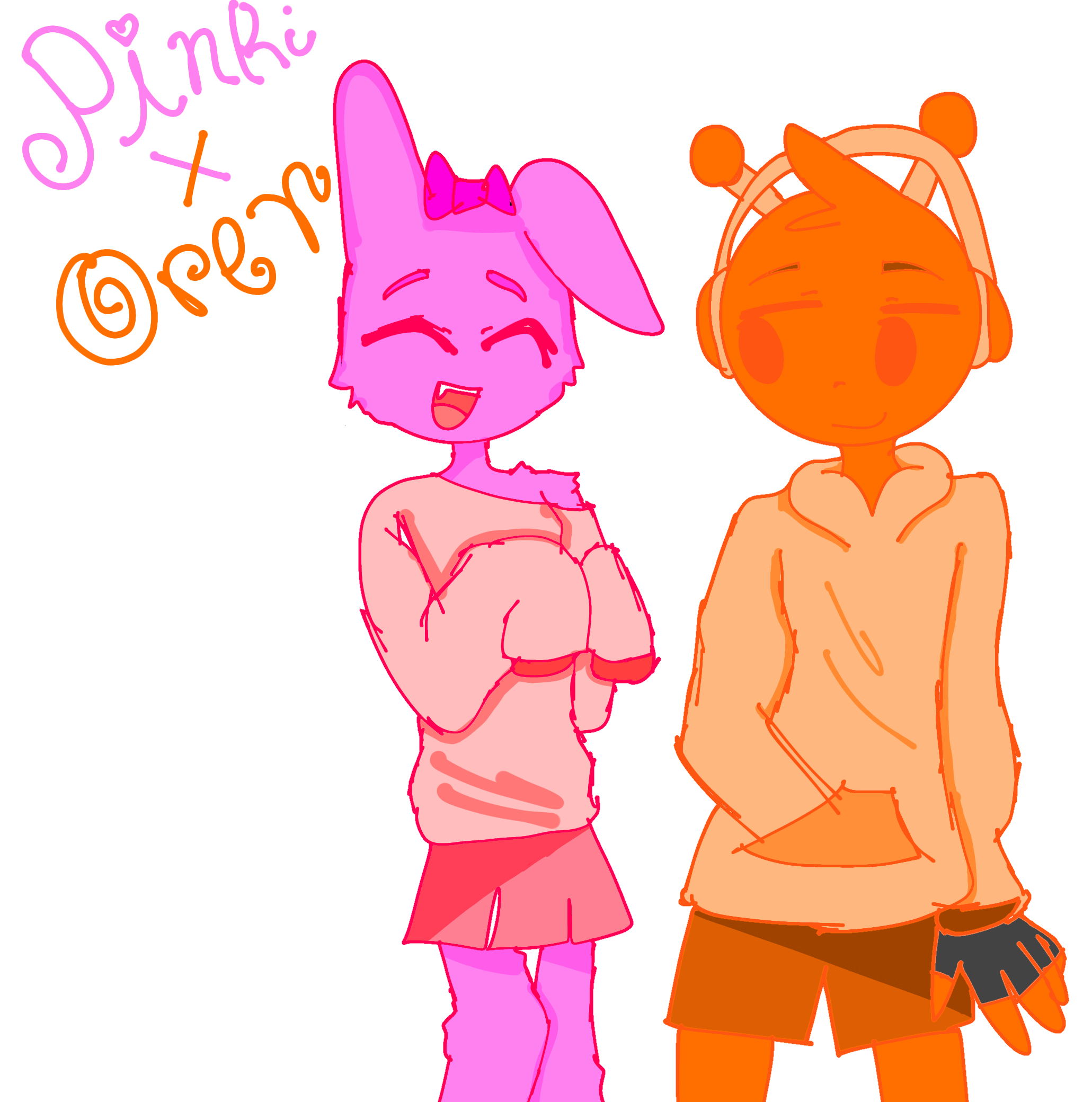 pinki x Oren🧡 - ibisPaint