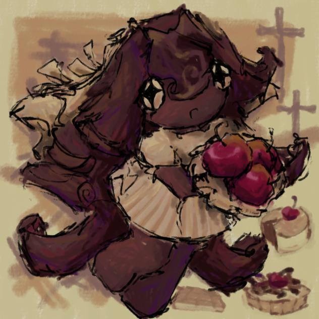 Black Forest cookie - ibisPaint