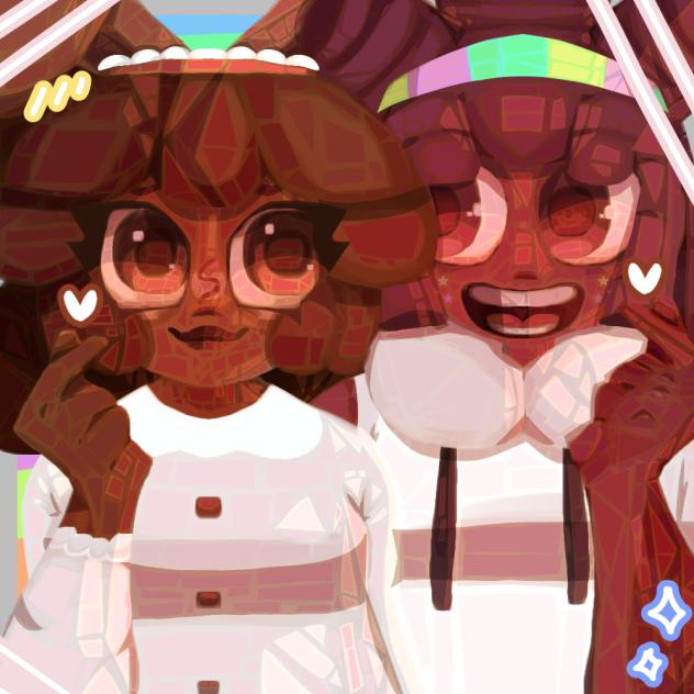 More human dw toons (cocoa and cosmo) - ibisPaint