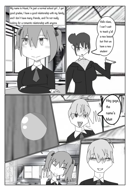 Random panel of unfinished manga - ibisPaint