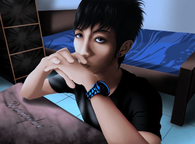 this outline from my photo - ibisPaint