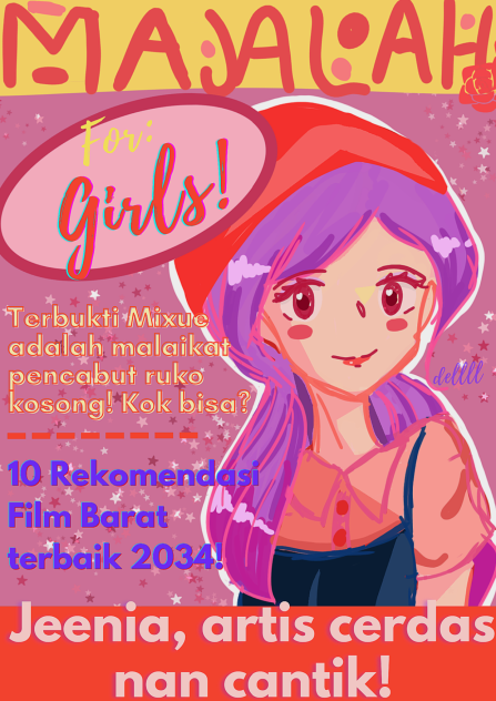 magazine poster - ibisPaint