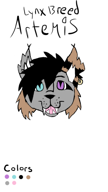 Artemis Lynx Fursona - ibisPaint