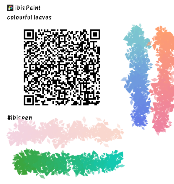 colourful leaves - ibisPaint