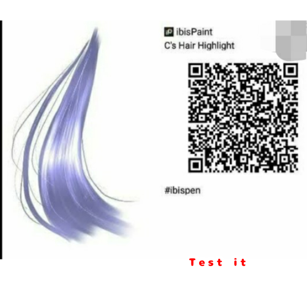 shiny hair - ibisPaint