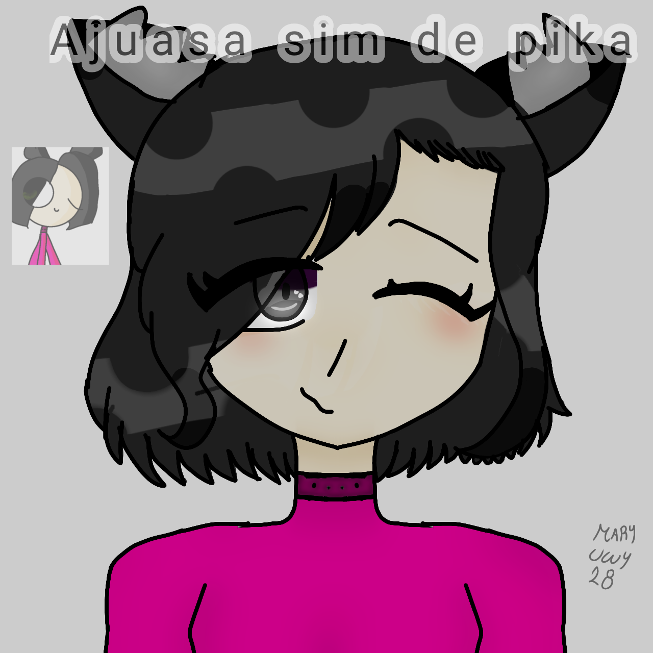 drawing ajuasa sim de pika - ibisPaint