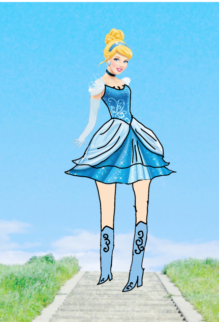 Superhero Cinderella 1 - ibisPaint