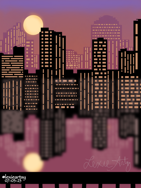 Cityscape Practice 1 - ibisPaint