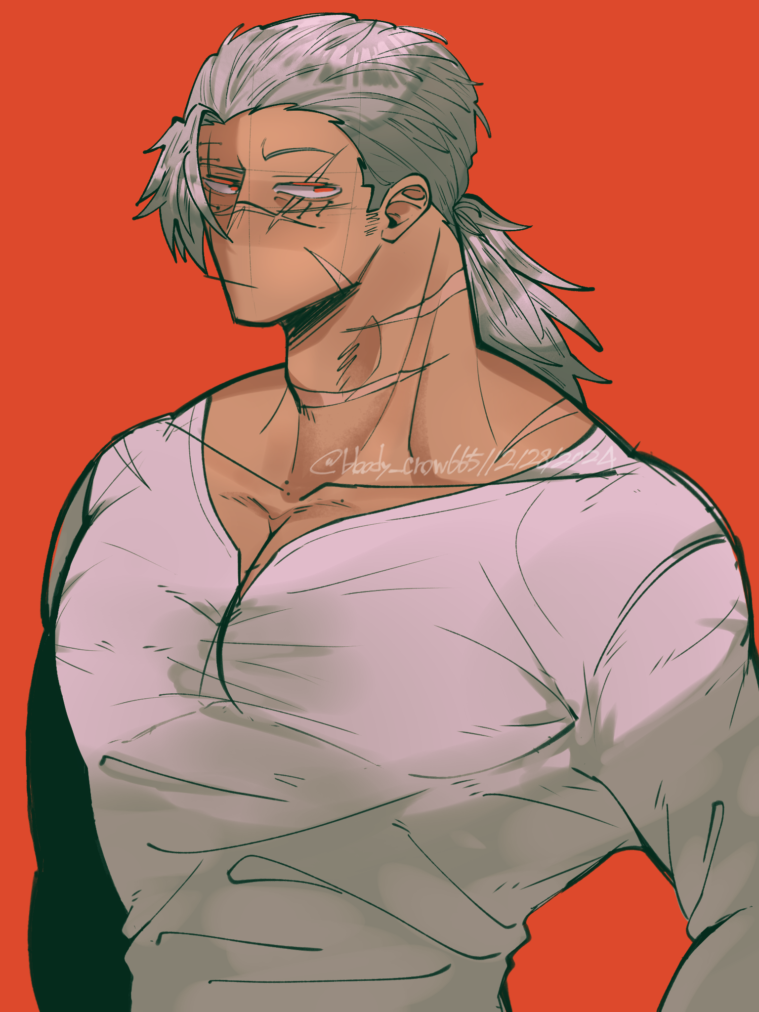 muscle practice (on clothes) - ibisPaint