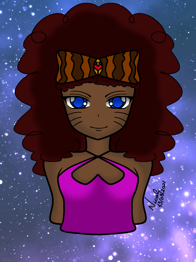 Uma Uzumaki diferente e bela. - ibisPaint