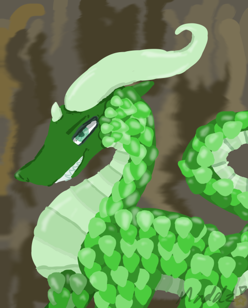 Emerald dragon - ibisPaint