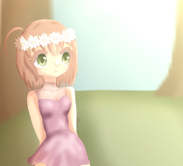 Under a tree - ibisPaint