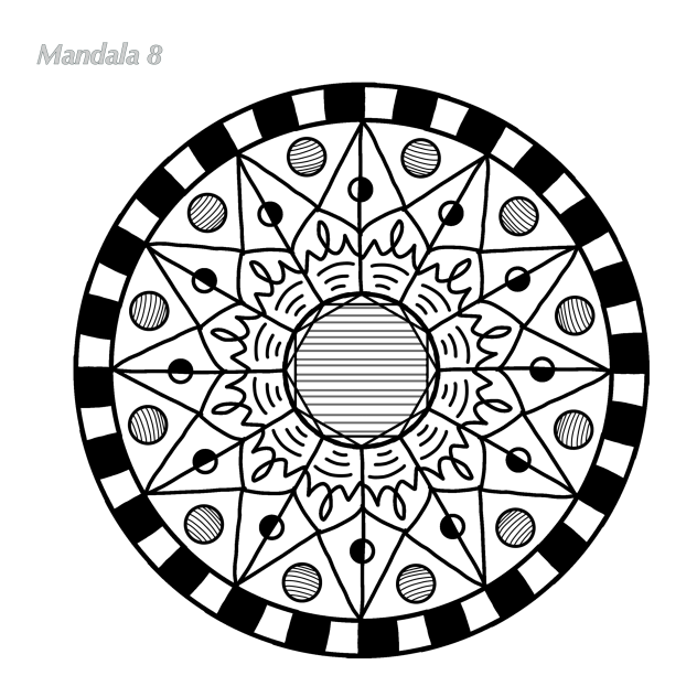 Mandala 8 - ibisPaint