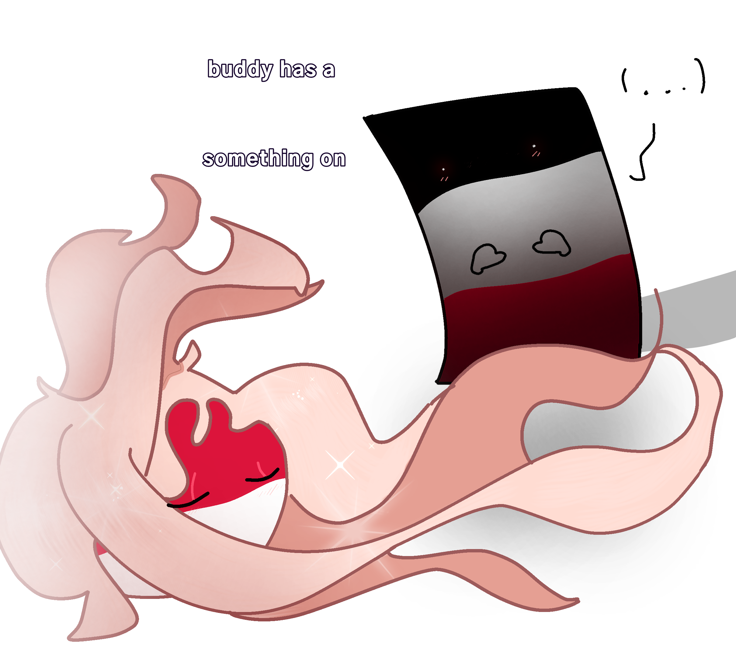 Why is bro just staring.. - ibisPaint