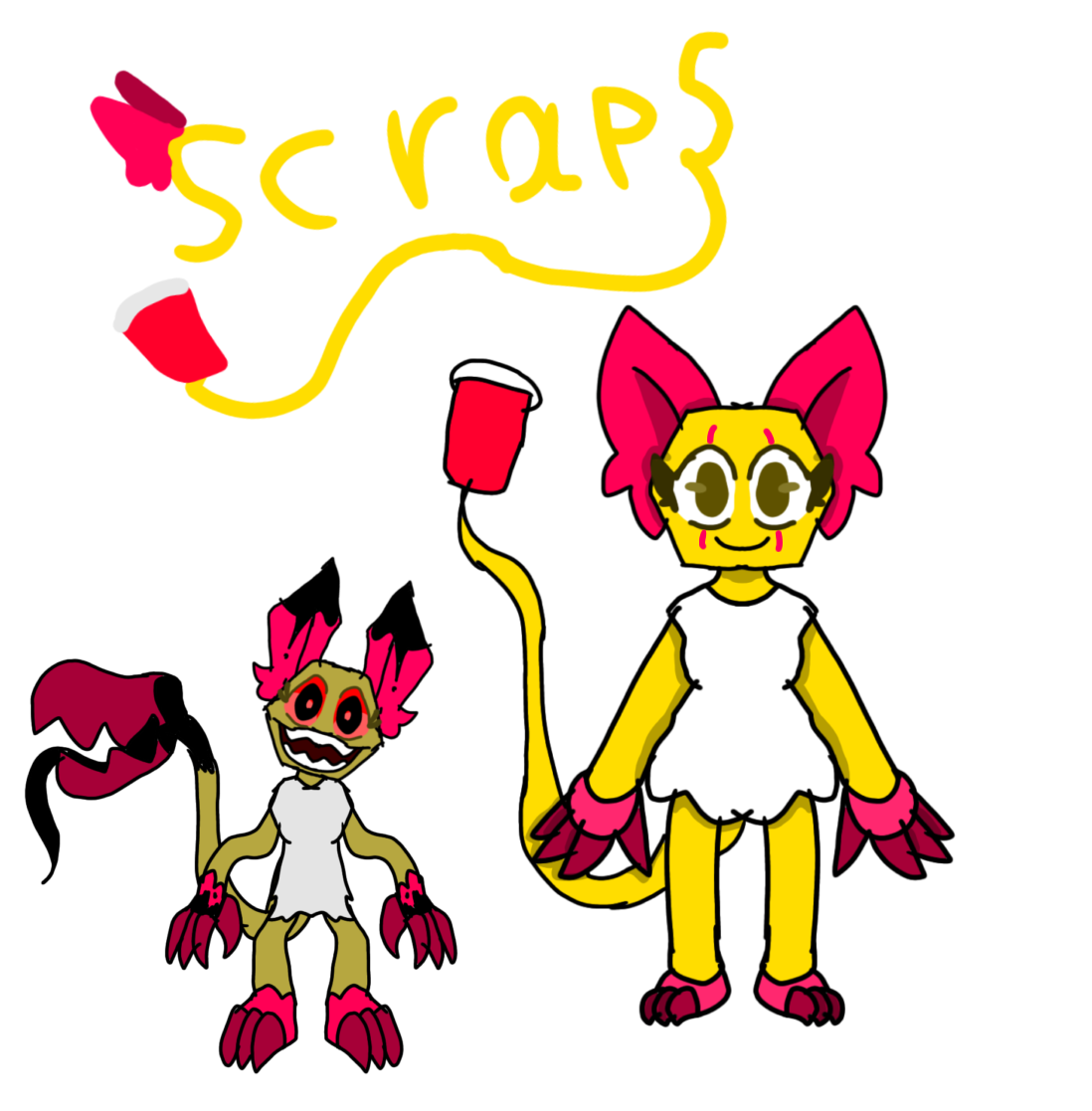 scraps (Dandy's world) - ibisPaint