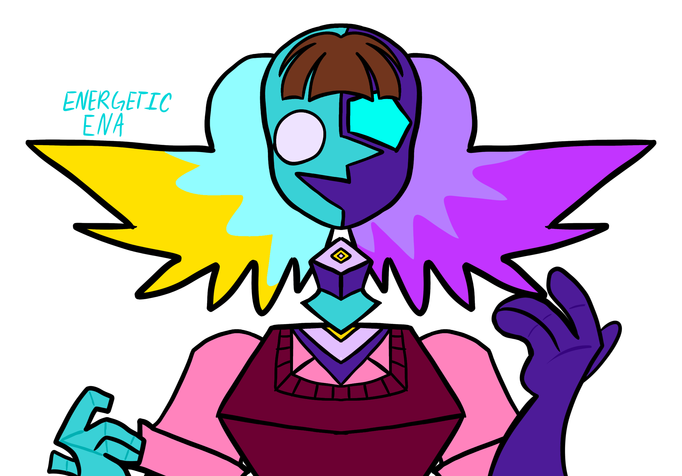 New ENA OC! Energetic ENA - ibisPaint