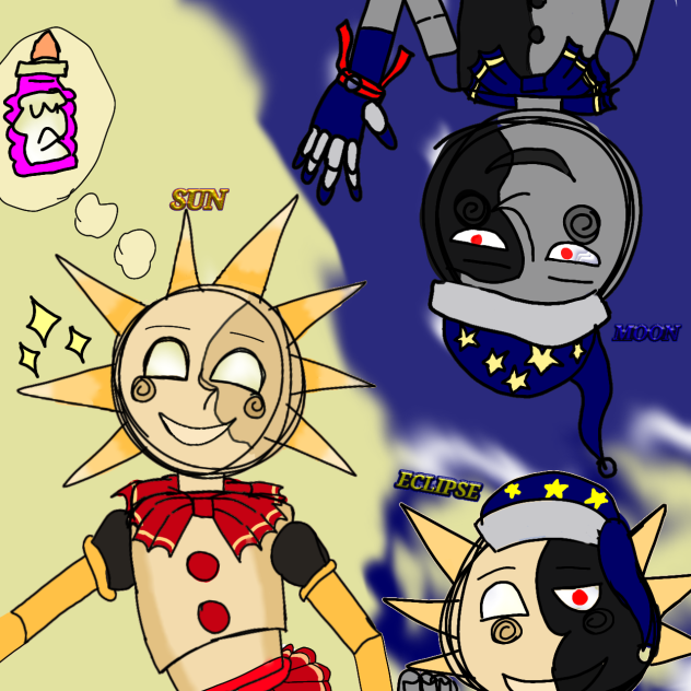 ☆Sun, Moon,and Eclipse☆ - ibisPaint