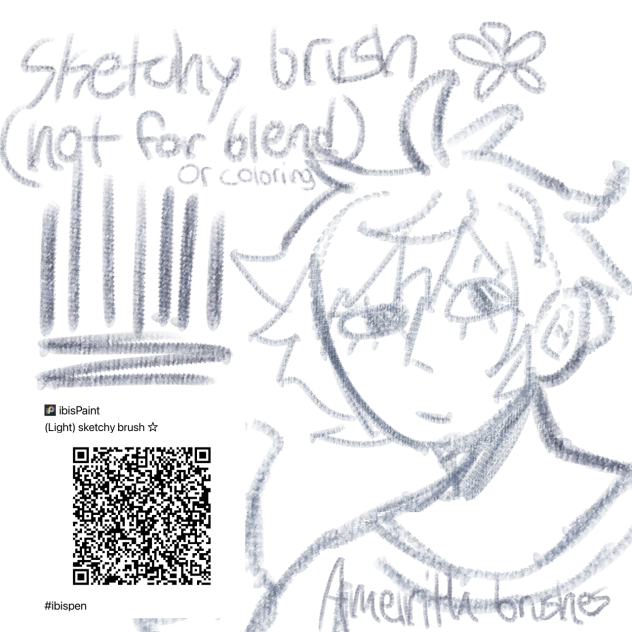 Sketchy brush - ibisPaint