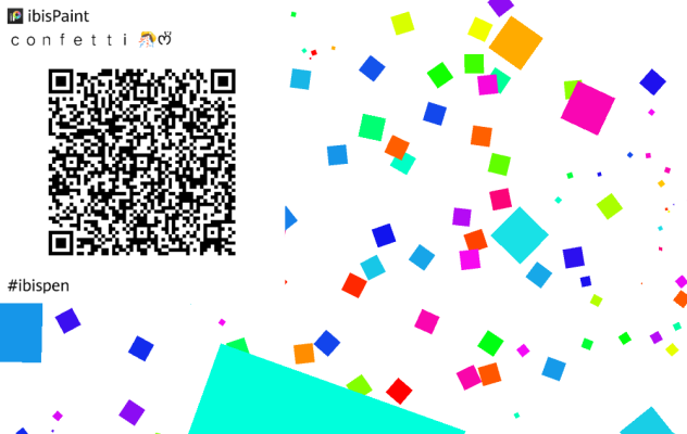 confetti qr brush code - ibisPaint