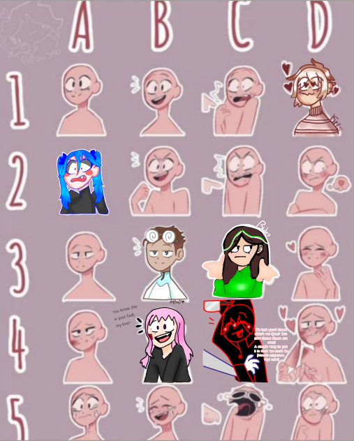 Expressions collab - ibisPaint