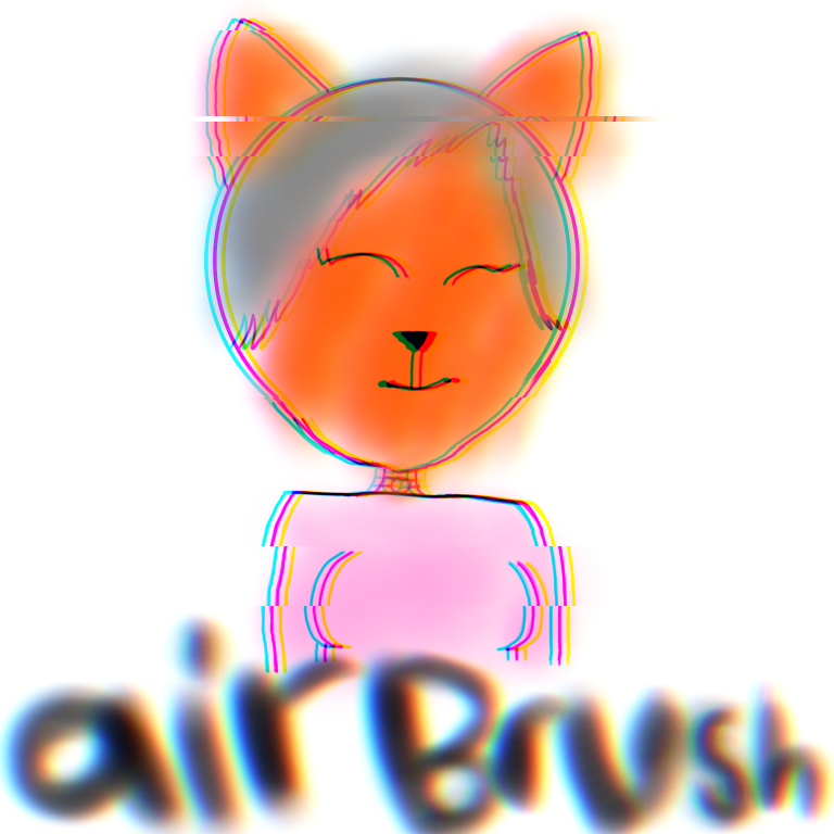 Glitched airbrush - ibisPaint