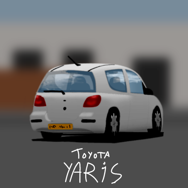 toyota yaris (bouncing) - ibisPaint