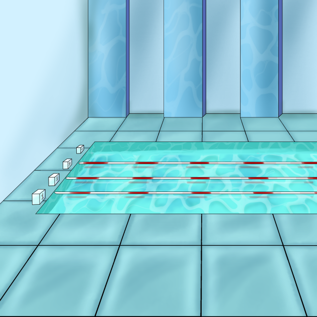 swimming pool - ibisPaint