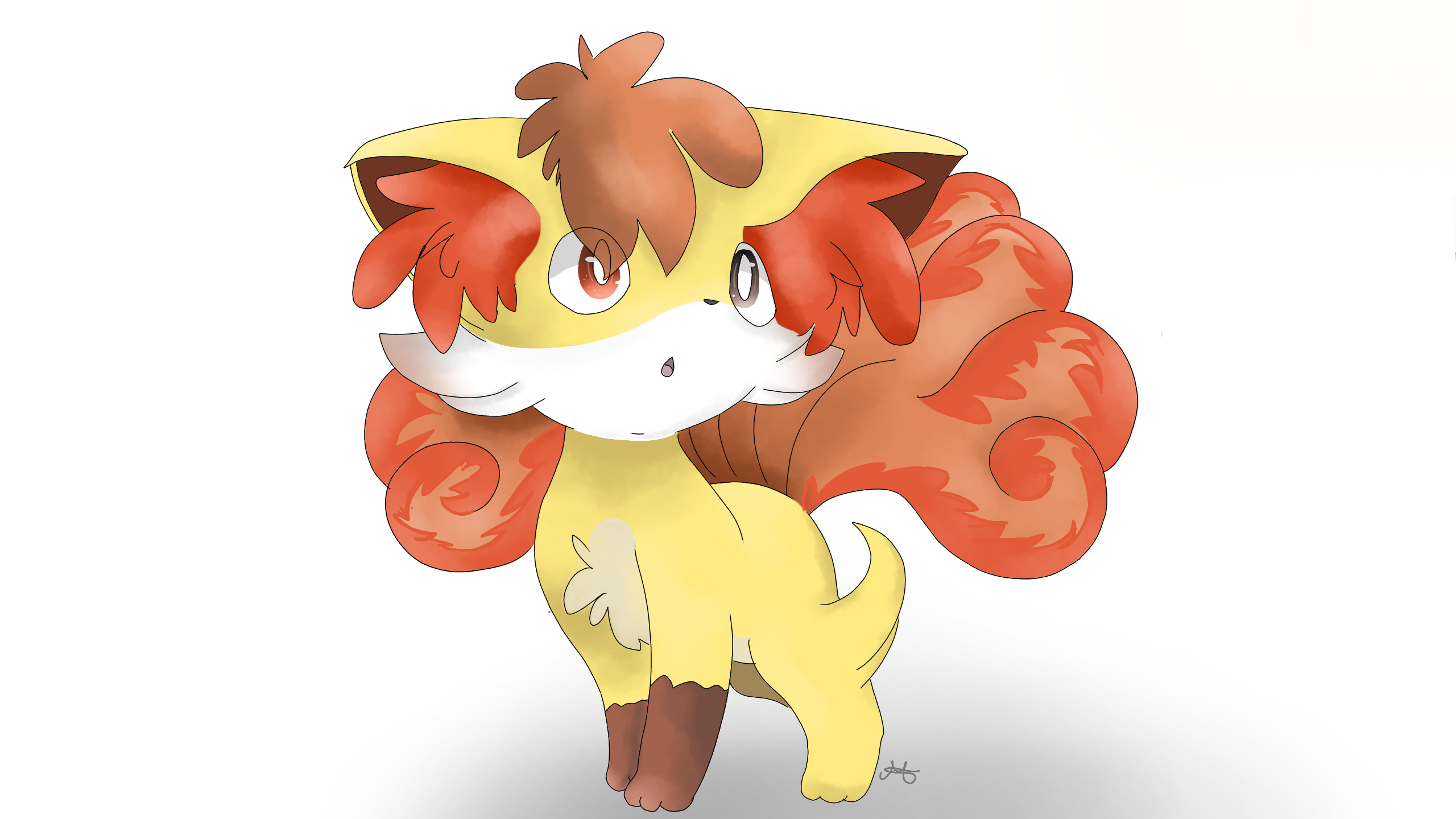 vulpix+fennekin - ibisPaint