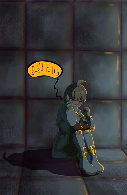 Cass in prison - ibisPaint