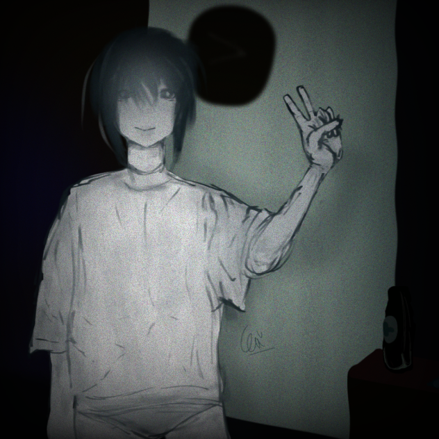 A dark room in your terror - ibisPaint
