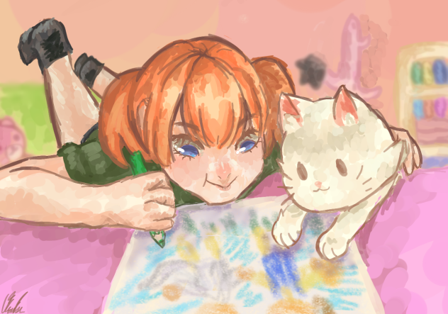 Dibujo de Stray cat doors - ibisPaint