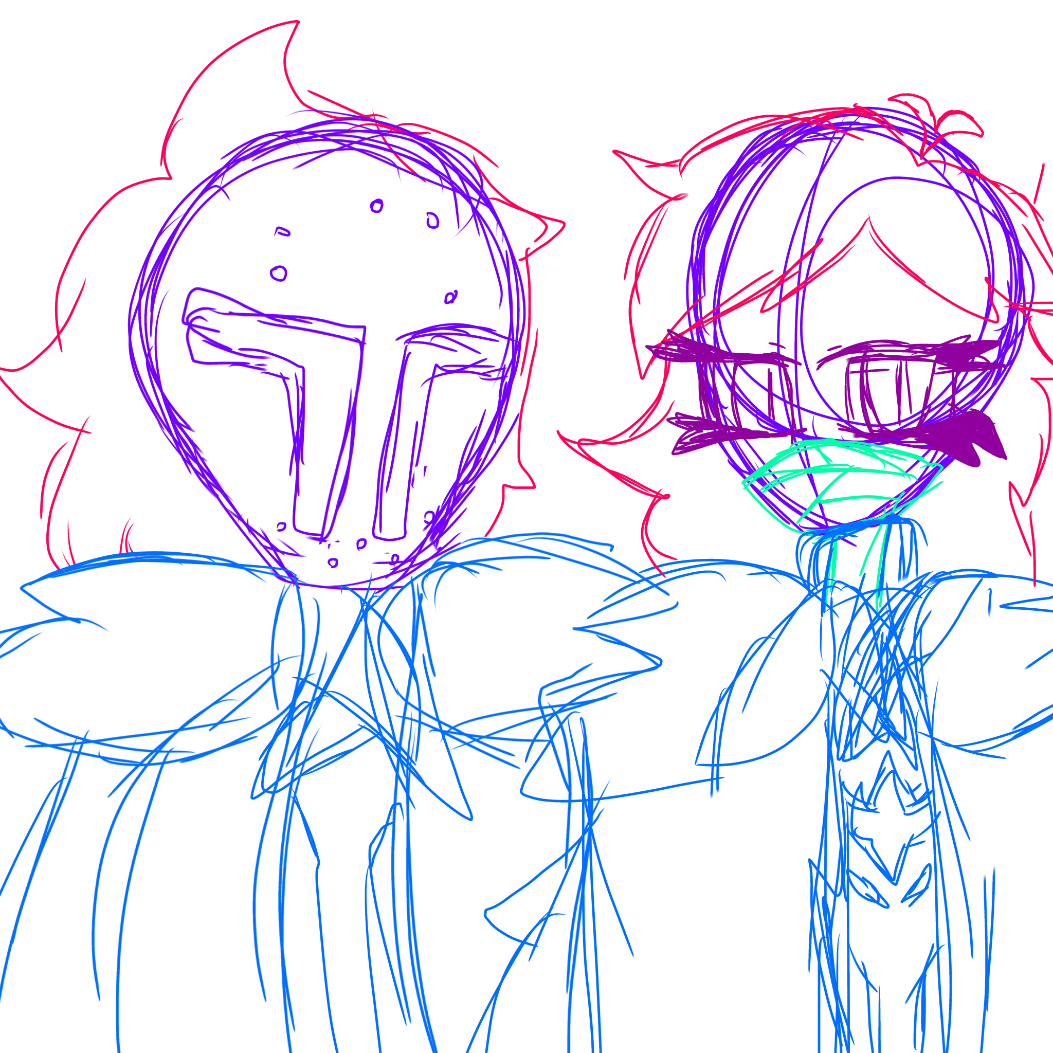 silent salt cookie as a human - ibisPaint