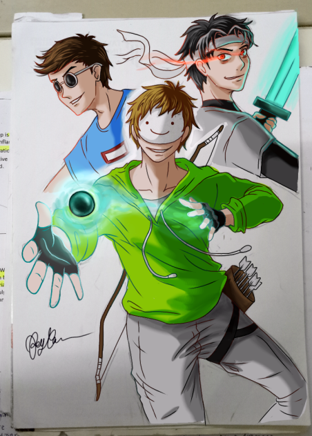 Minecraft Manhunts (Dream Team) - ibisPaint