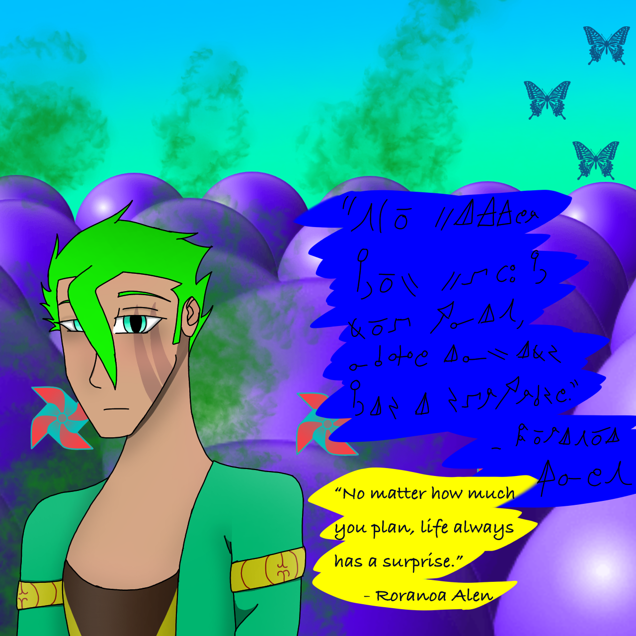 Roranoa Alen Quote - ibisPaint