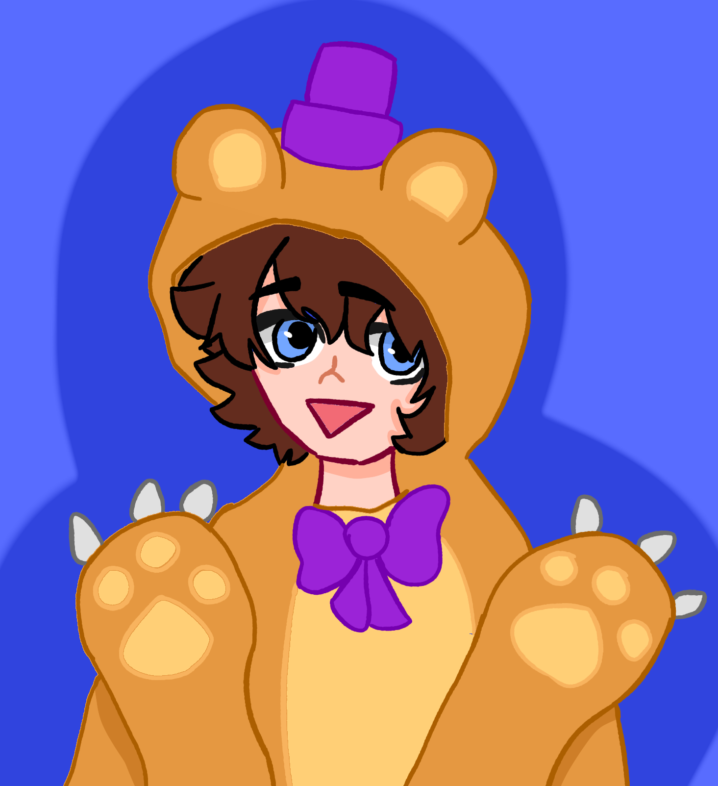 C.C in Fredbear PJs - ibisPaint