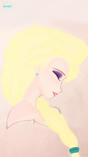 elsa (frozen) speedpaint - ibisPaint