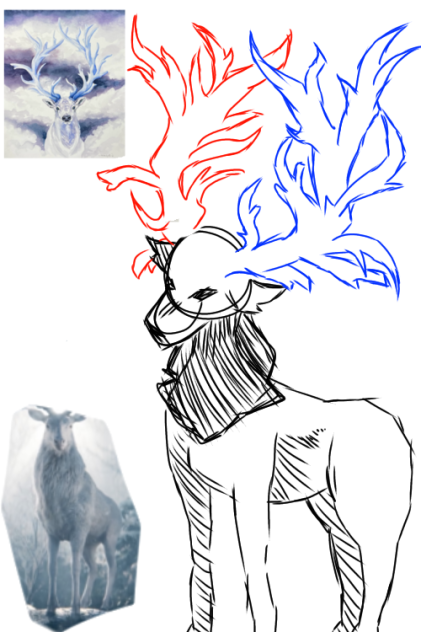 Morozovas Stag from Shadow and Bone - ibisPaint
