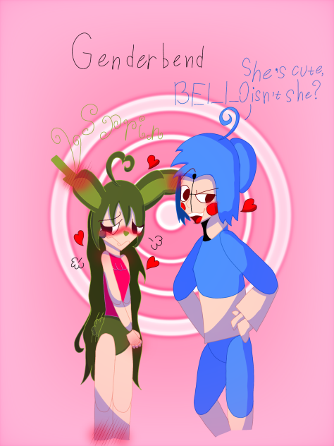 Spring and Ballora Genderbend -_- - ibisPaint