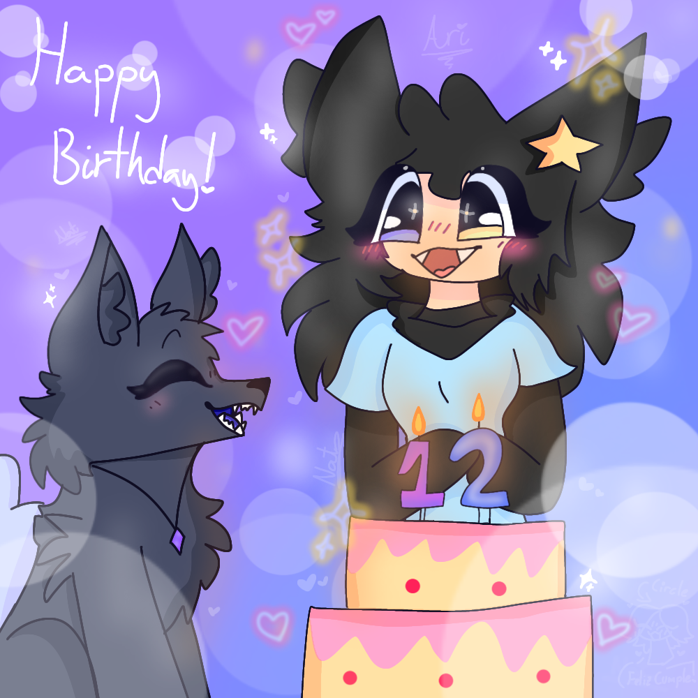 HAPPY BIRTHDAY ARI!! 💙 - ibisPaint