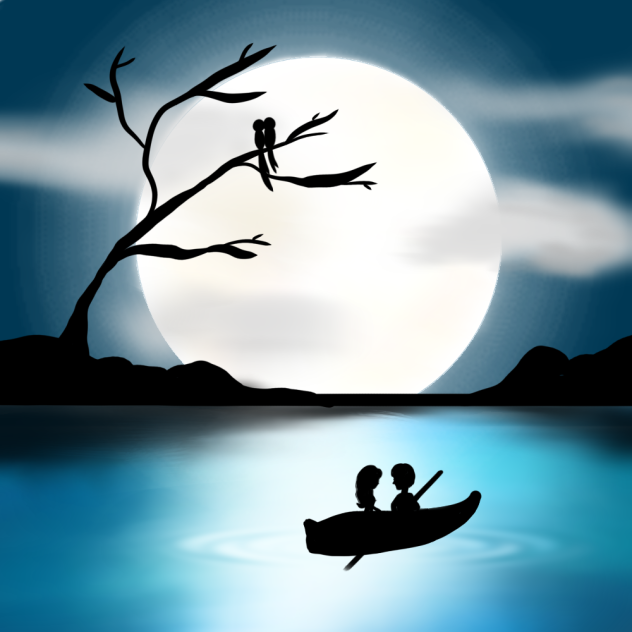 lovely Moon night - ibisPaint