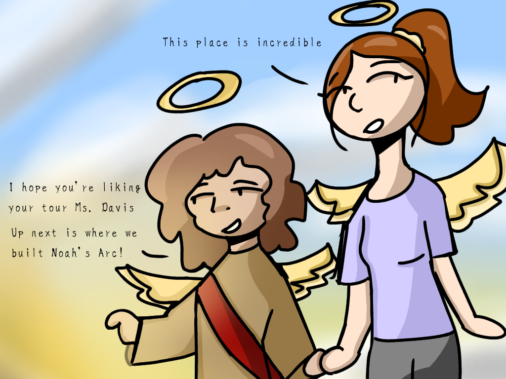 McKenzie and Jesus - ibisPaint