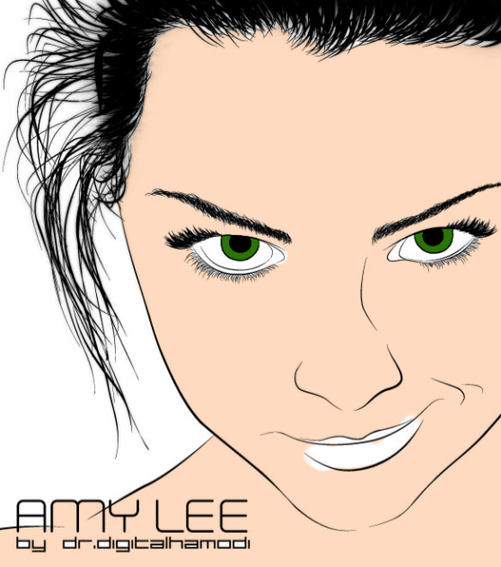 Amy lee in color - ibisPaint